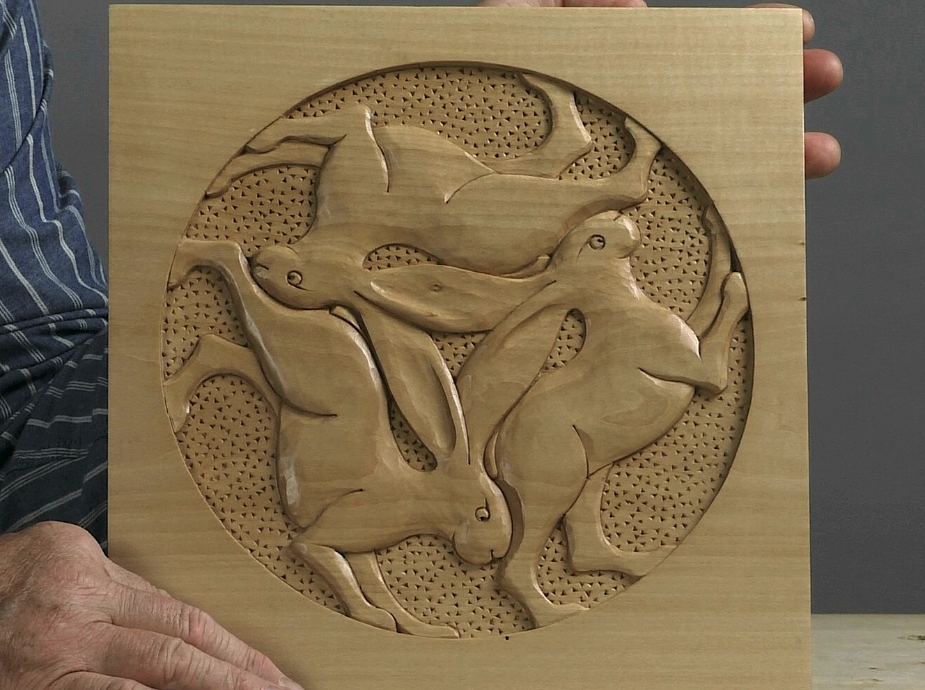 3 Hares Working Drawing